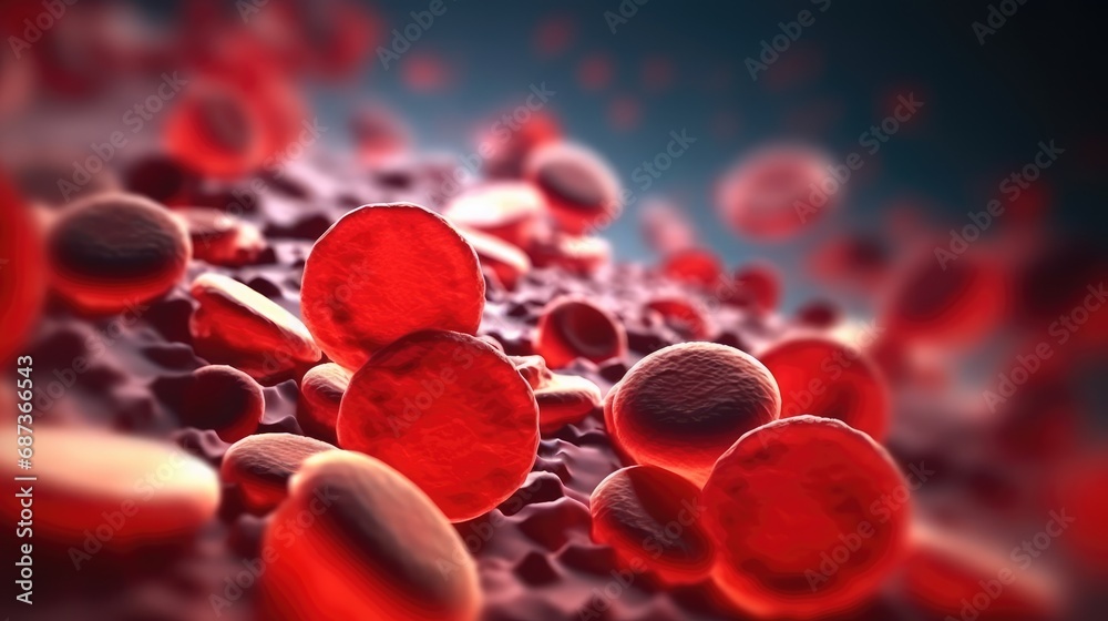 microbio red blood cells Stock Illustration | Adobe Stock