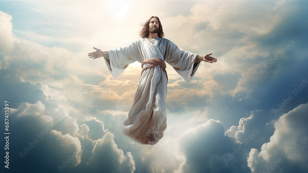 Resurrection of Jesus Christ depiction of a figure symbolizing hope and ...