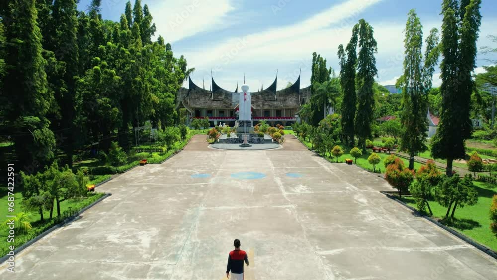 Aerial view The Adityawarman Museum is located in Padang. Adityawarman ...