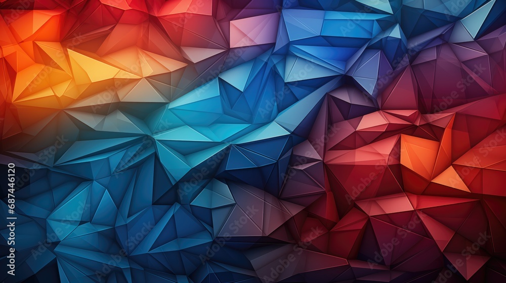 Geometric Style Backgrounds feature sharp angles, interlocking shapes ...