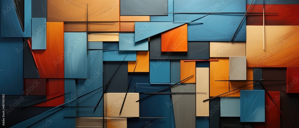 Cubism Style Backgrounds showcase abstracted forms, fragmented objects ...