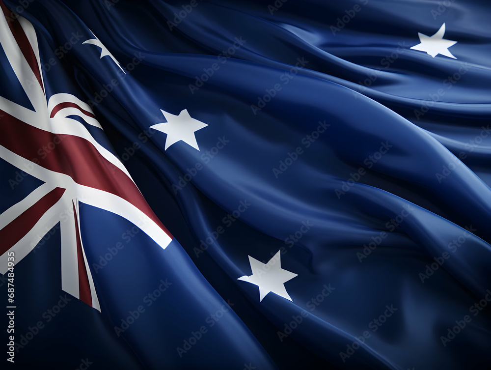 Australia national flag background, Australian flag weaving made by ...