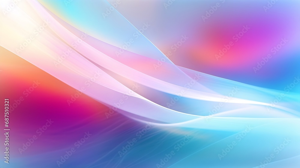 Blurred rainbow light refraction texture overlay effect for photo and ...