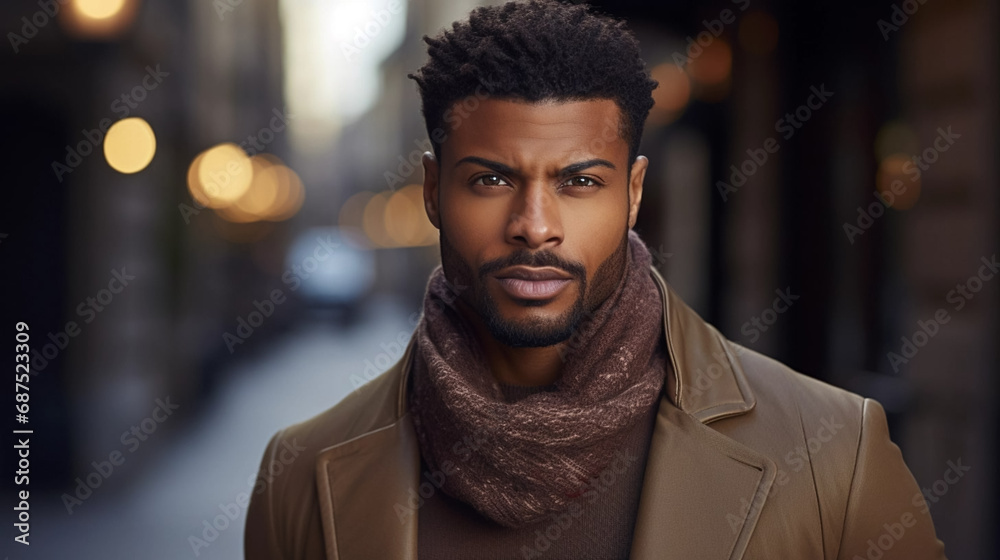 stockphoto, Handsome Black Man African American Model African American ...