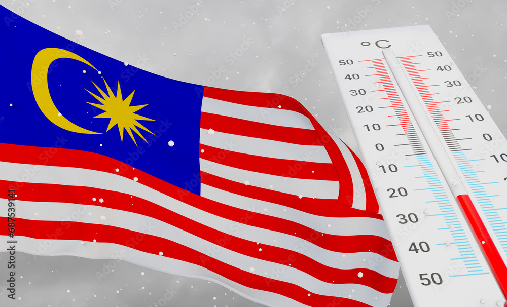 Winter in Malaysia with severe cold, negative temperature, Cold season ...