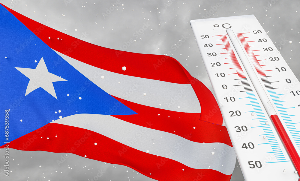 Winter in Puerto Rico with severe cold, negative temperature, Cold ...