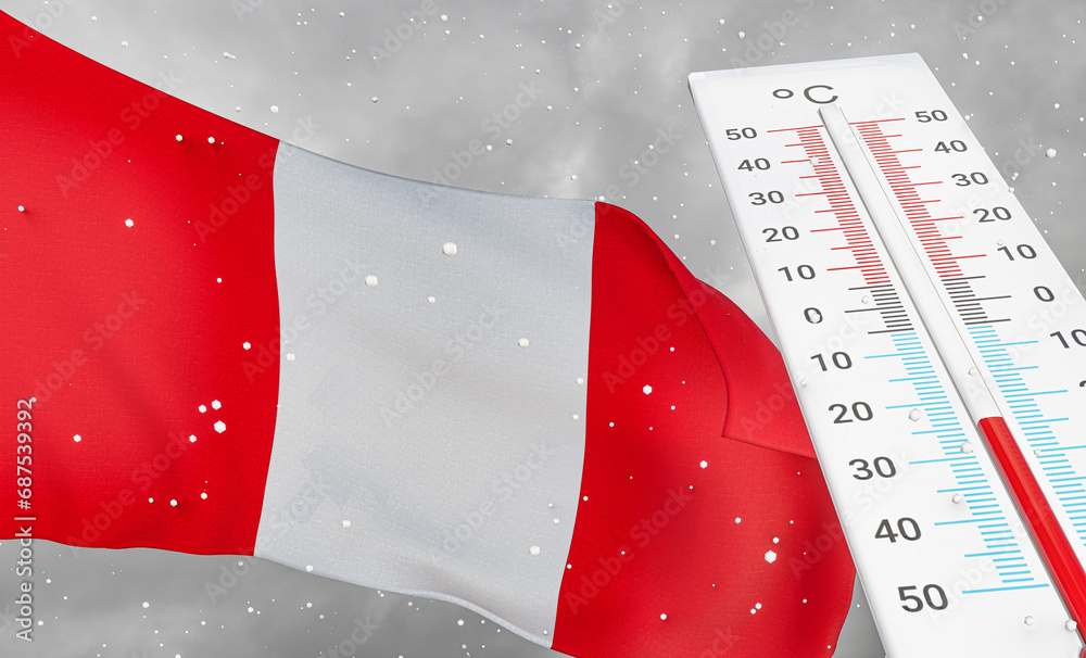 Winter in Peru with severe cold, negative temperature, Cold season in ...