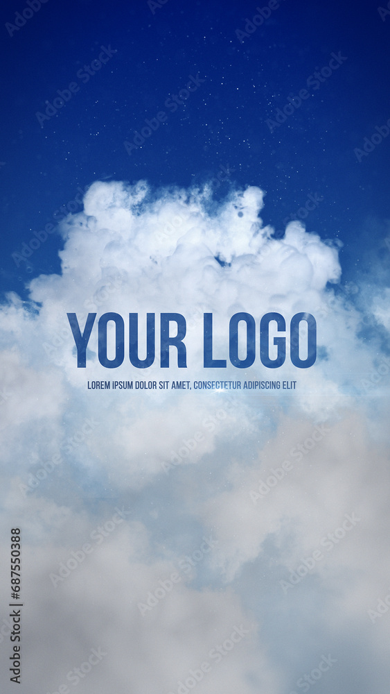 Sky Logo Reveal Stock Template | Adobe Stock