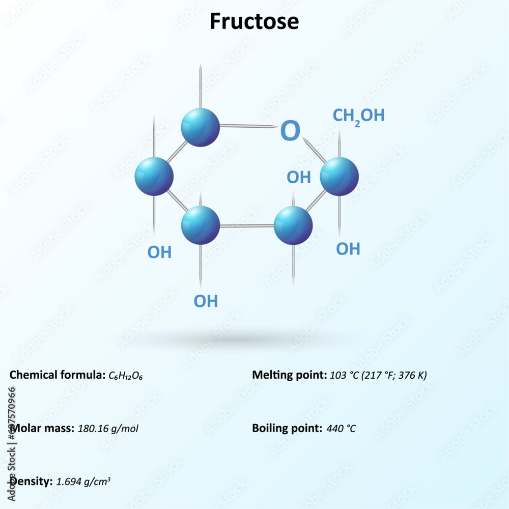Fructose (C₆H₁₂O₆) is a type of sugar known as a monosaccharide ...