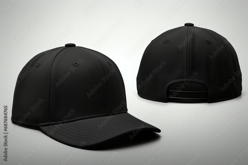 Hat mockup template for presenting custom designs and brand logos Stock ...