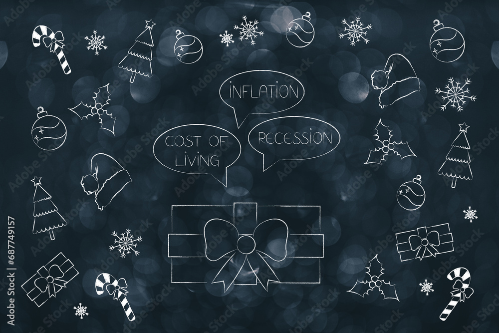 inflation at Christmas time, recession inflation and cost of living ...