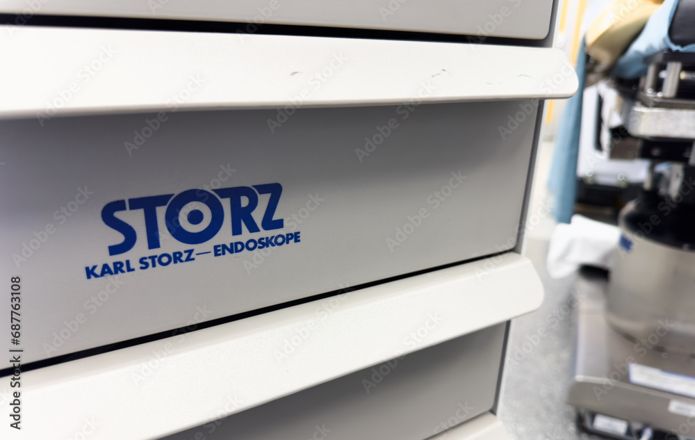 Chicago, IL, USA, December 3, 2023, hospital airway equipment ...