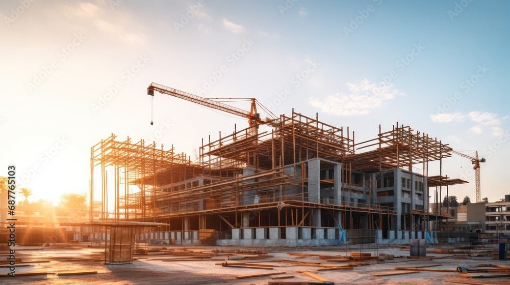 Construction background store