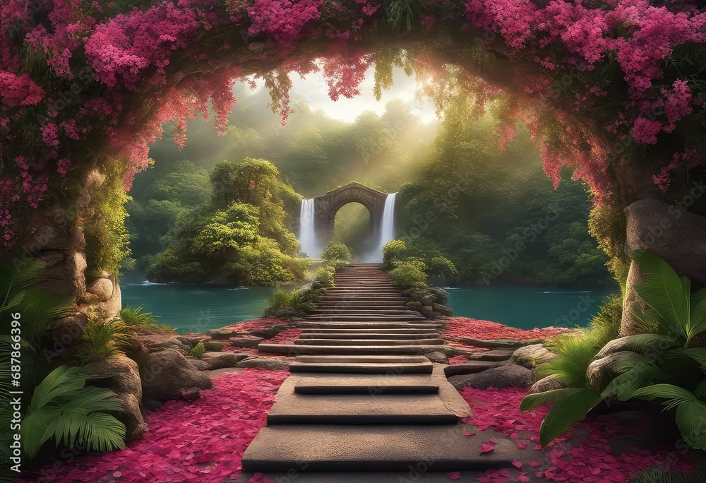 Wedding backdrop, maternity backdrop, spring, Arch, Gate, Fairytale ...