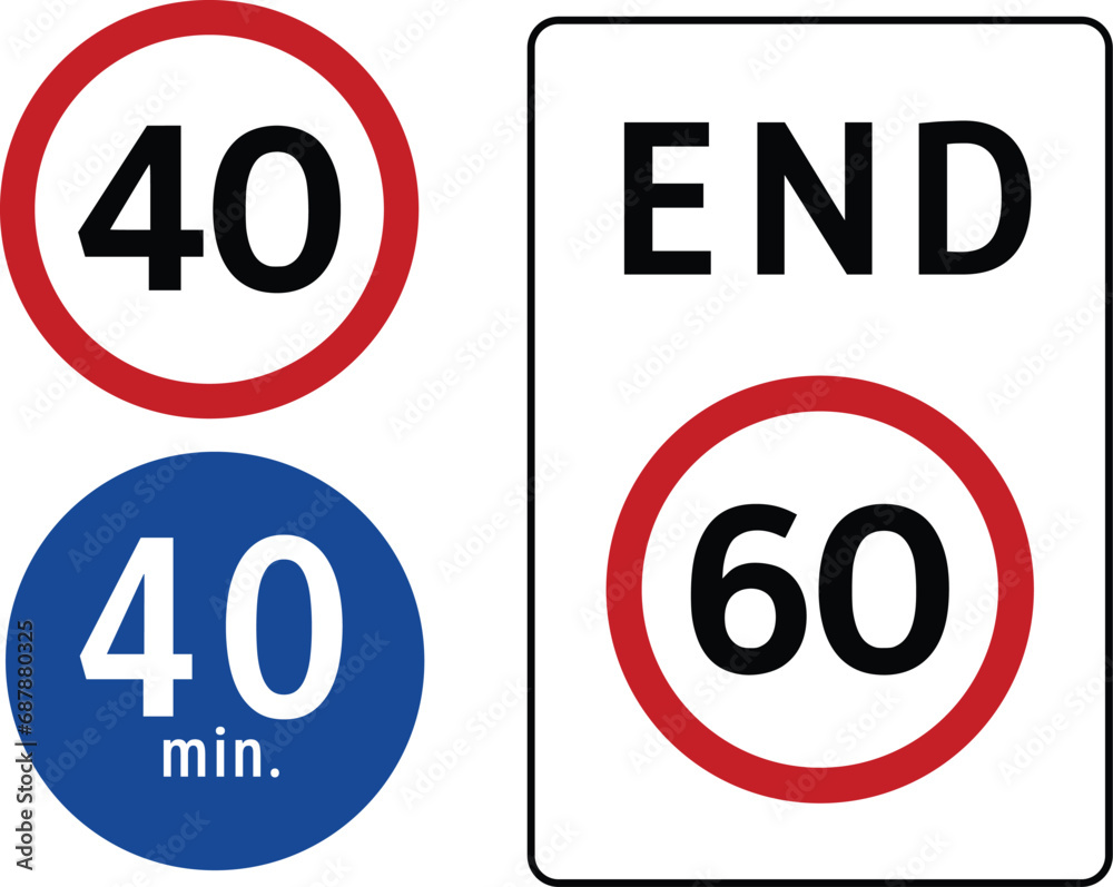 Speed signs, Road signs in the Philippines, Regulatory signs indicate ...