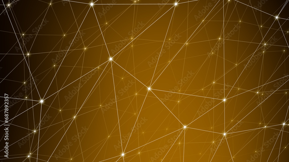 Abstract connections the interconnected visual rhythm of connected lines and triangles in ...