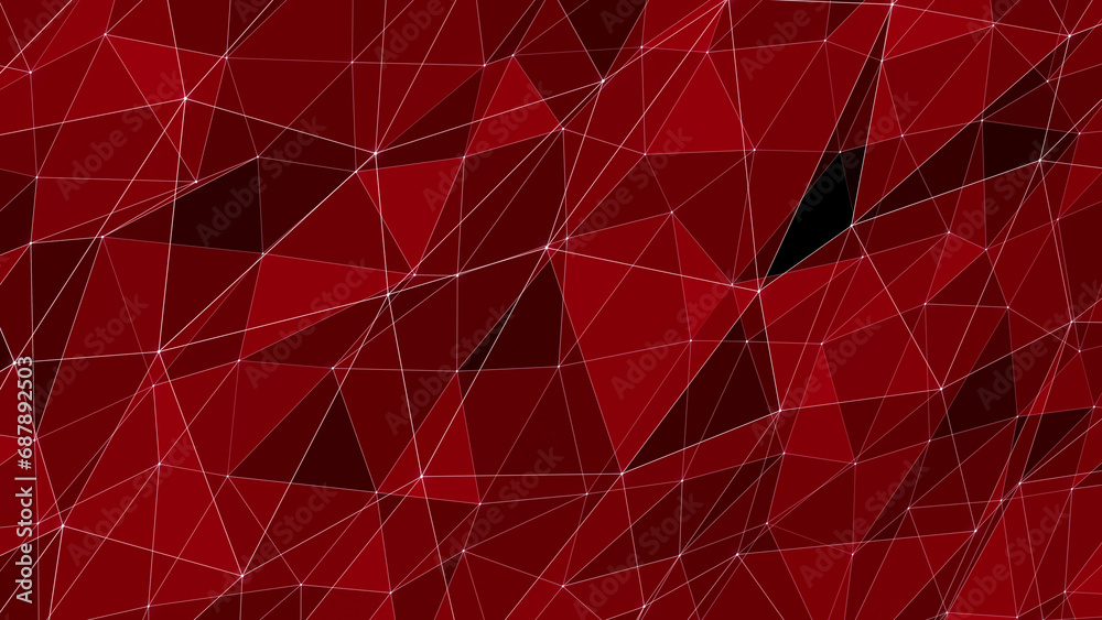 Connected Shapes Lines Mesmerizing Abstract Background Of Interconnected Triangles And Lines