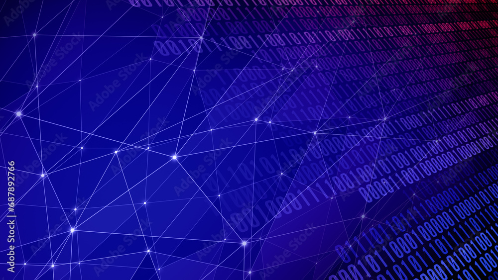 Technology connected binary lines exploring abstract concept of binary ... Technology connected binary lines exploring abstract concept of binary ...