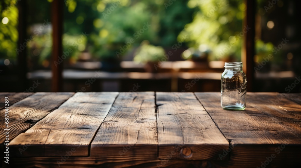 Empty Wooden Table Nature Background, HD, Background Wallpaper, Desktop ...