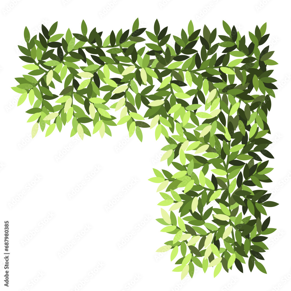 Bush for architectural floor plans. Entourage design. Top view tree for ...