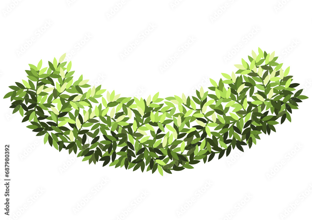 Bush for architectural floor plans. Entourage design. Top view tree for ...