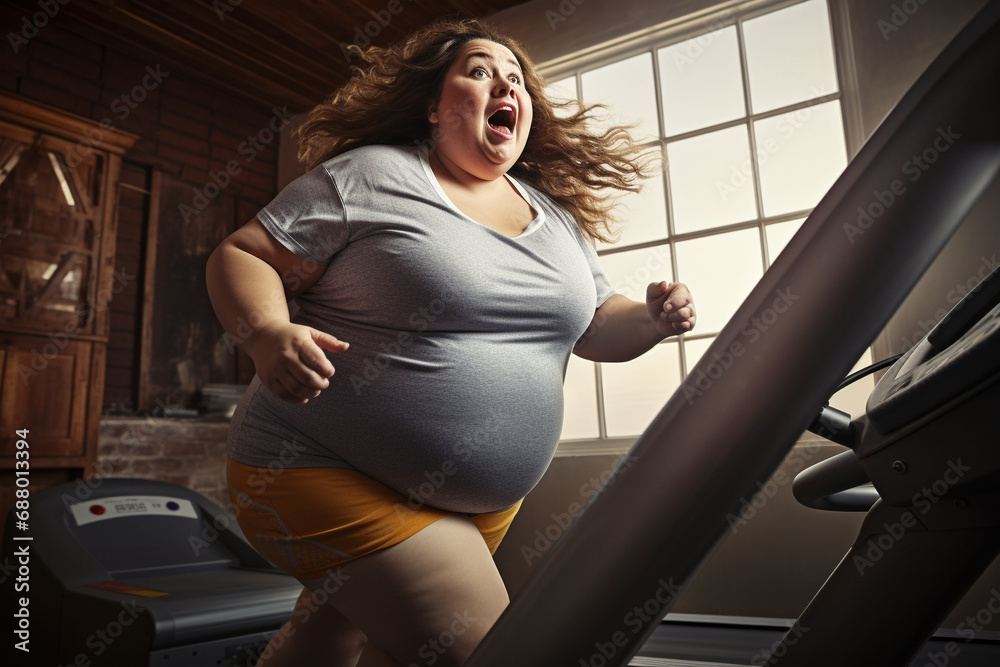 Fat overweight Woman's Journey to Wellness, Capturing the Courage and ...