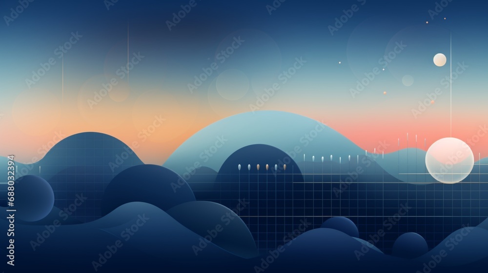 a visually soothing background using soft gradients and circular ...