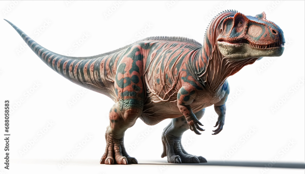 T-rex figure anatomical Isolated in white background. anatomical ...
