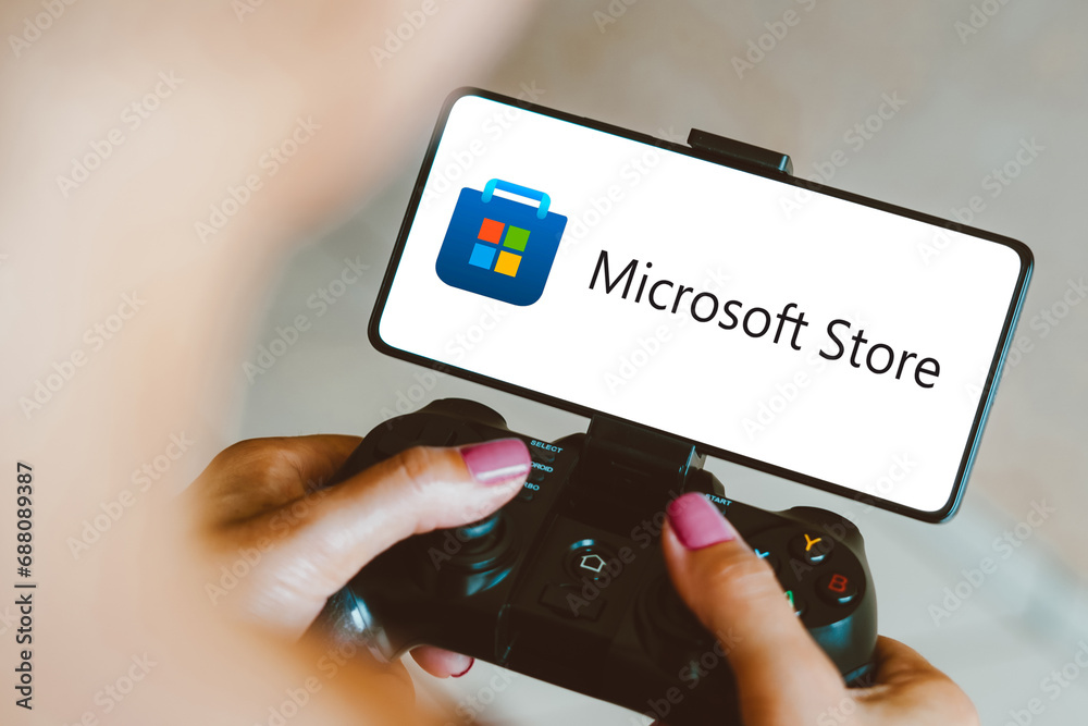 December 4, 2023, Brazil. In this photo illustration, the Microsoft ...