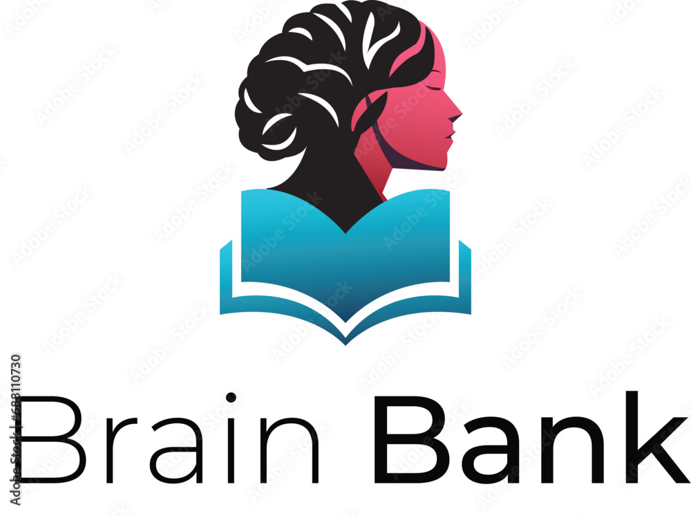 Brain and open book, intellect development, smart thinking, fast ...