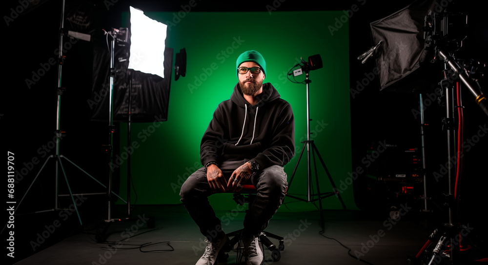 Behind the scenes of interview celebrity people making news or video ...