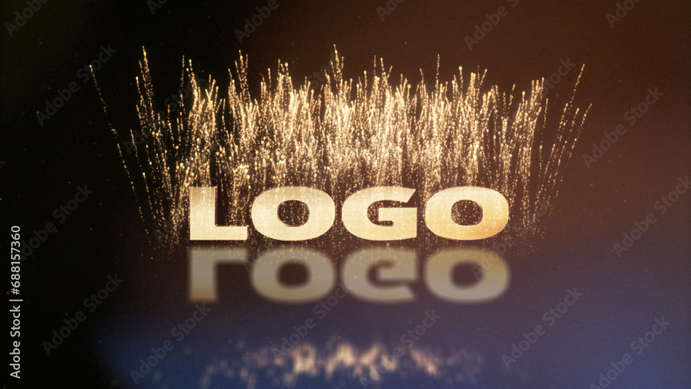 Light Particles Logo Opener Stock Template | Adobe Stock