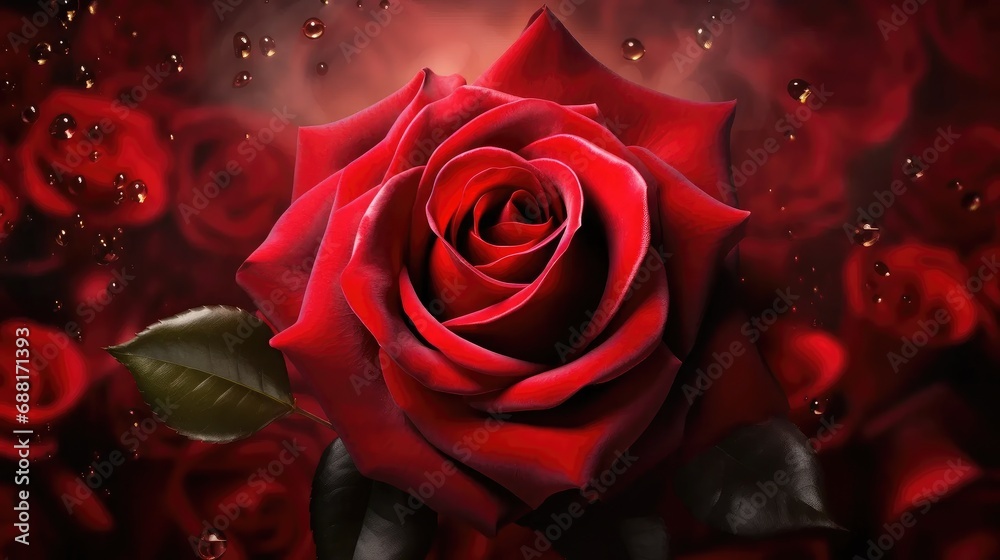 radiant red rose artfully arranged in the shape of a heart. Ideal for ...
