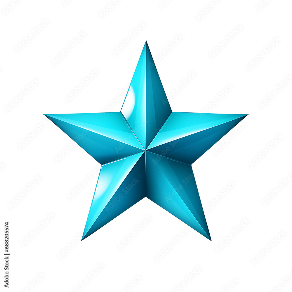 Iconos de fondo transparente con forma de estrellas de color azul Stock ...