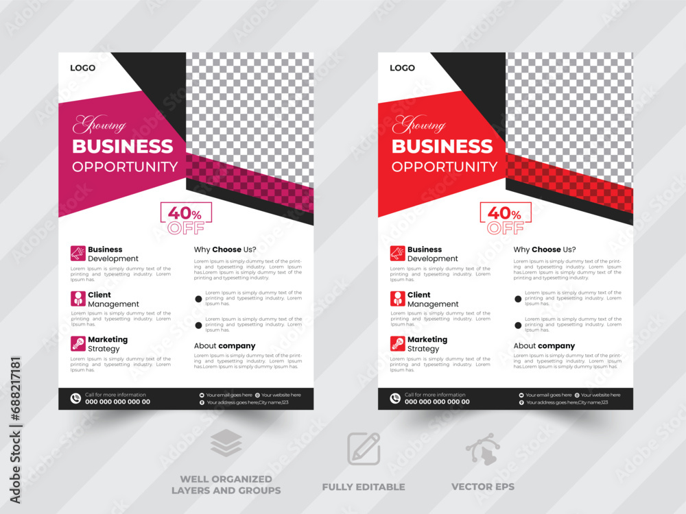 Perfect Corporate business flyer template.Creative professional ...