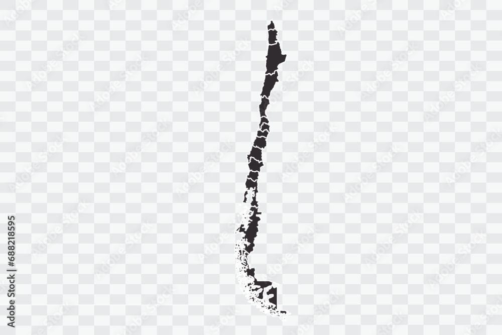 Chile Map iron Color on White Background quality files Png Stock Vector ...