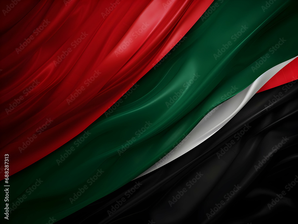 United arab emirates national flag background, UAE flag weaving made by ...