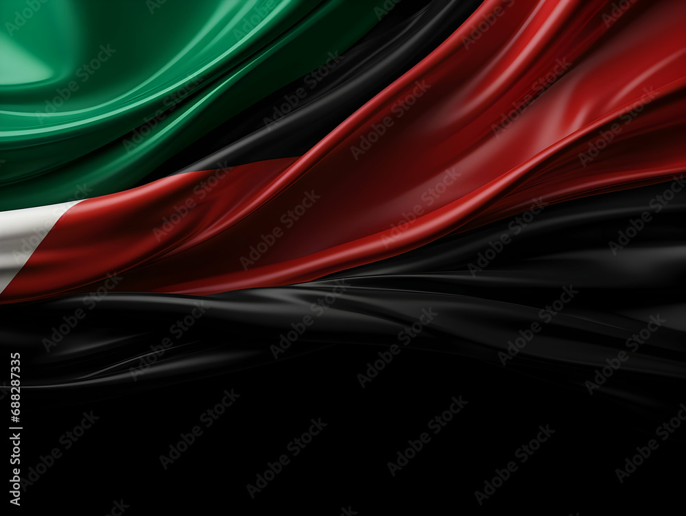 United arab emirates national flag background, UAE flag weaving made by ...