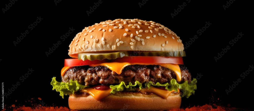 Transparent PNG format with shadow background for burger food. Stock ...