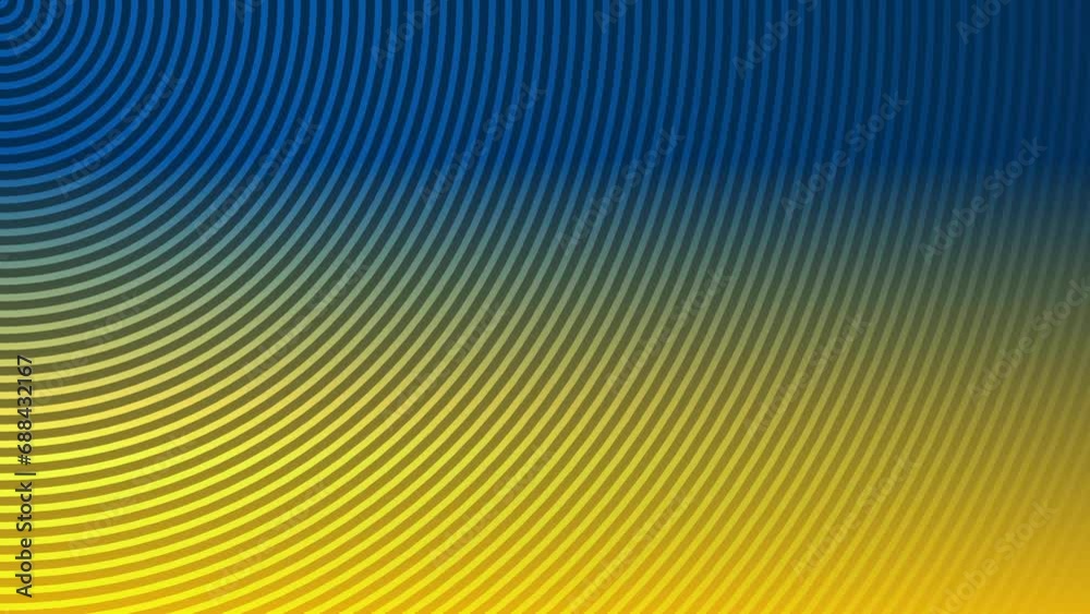 Vidéo Stock Animation background radial wave circular line motion ...
