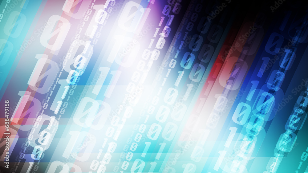 Binary background abstract binary rectangles and white exploring relationship between ai ...