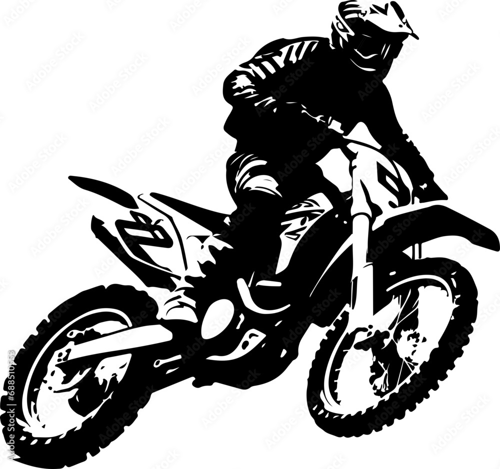 Vetor de Motocross Rider SVG, Dirtbike SVG, Motorcycle SVG, Bike Svg ...