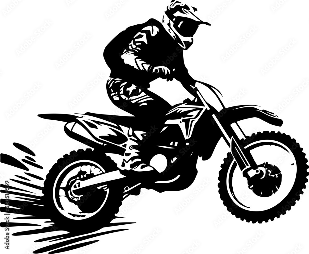 Vetor de Motocross Rider SVG, Dirtbike SVG, Motorcycle SVG, Bike Svg ...