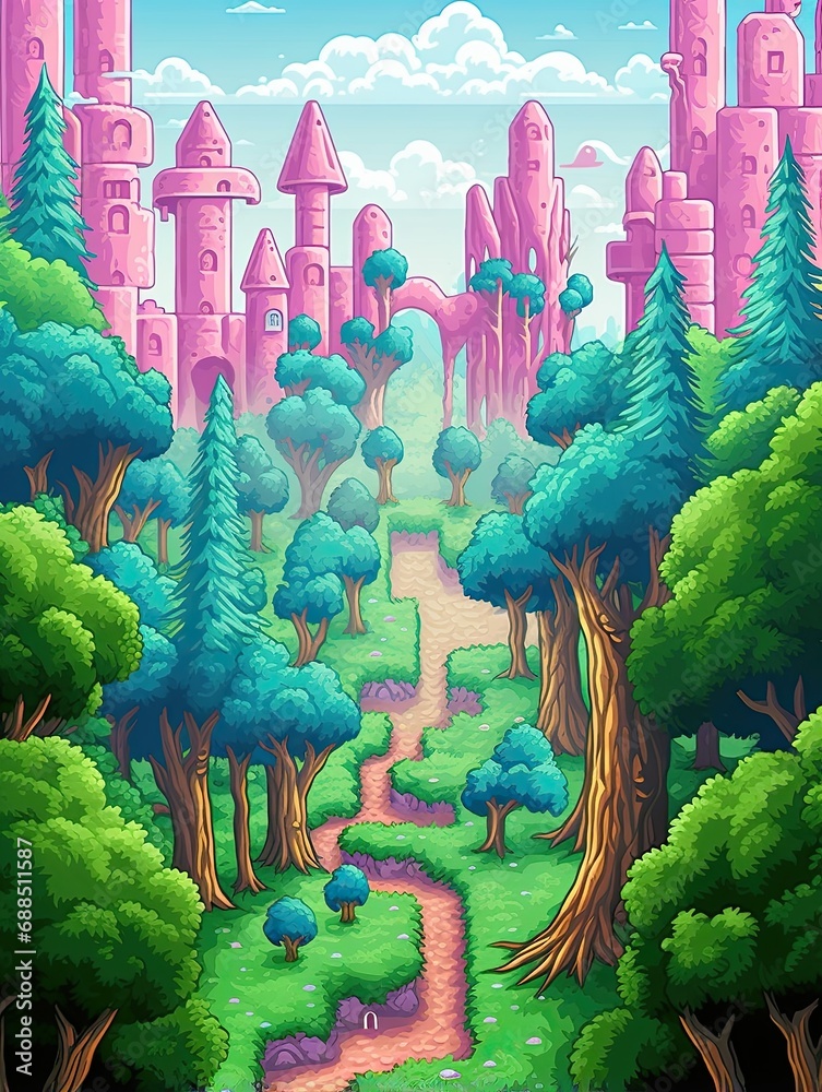 8-Bit Blast: Pixel Art Fantasia unveils vibrant grids in a retro video ...