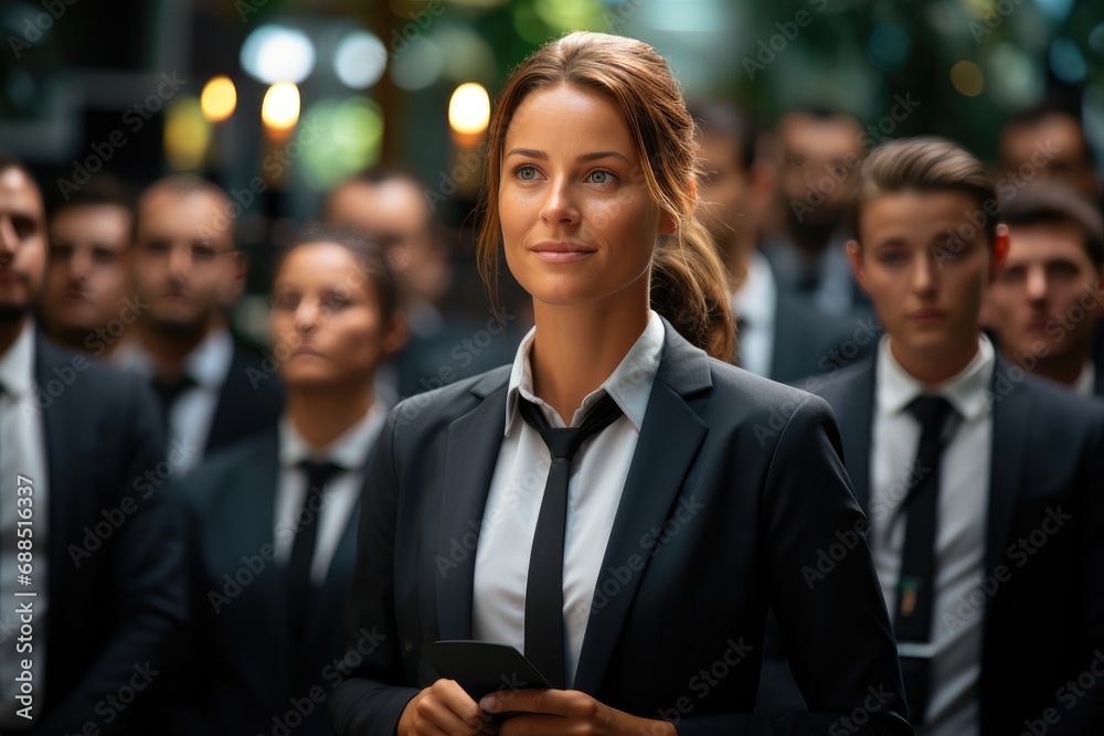 Employee receives award in grand ceremony amidst colleague cheers ...