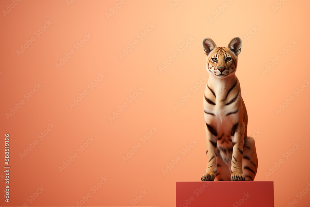 Tasmanian Tiger icon, featuring a sleek and stylish Tasmanian Tiger ...