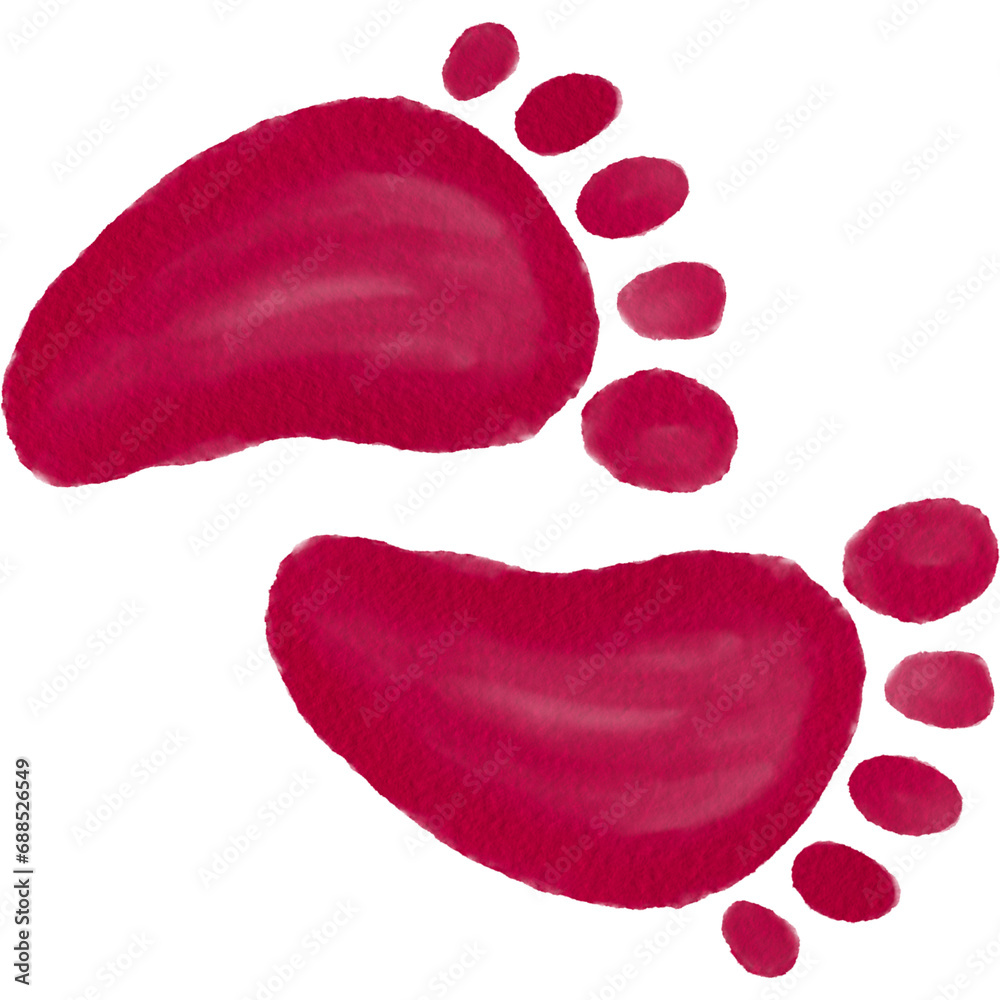 Little Feet PNG Transparent, Drawing Little Feet, Baby Footprints ...