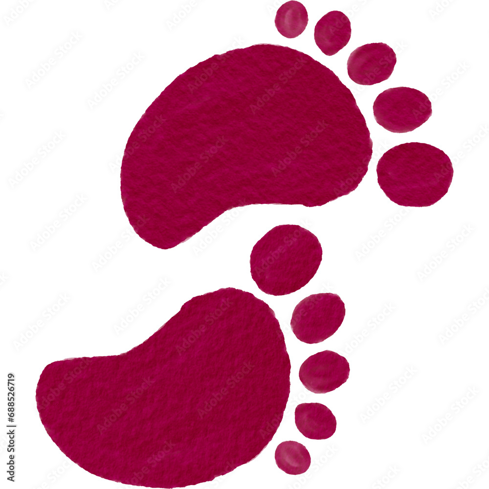 Little Feet PNG Transparent, Drawing Little Feet, Baby Footprints ...