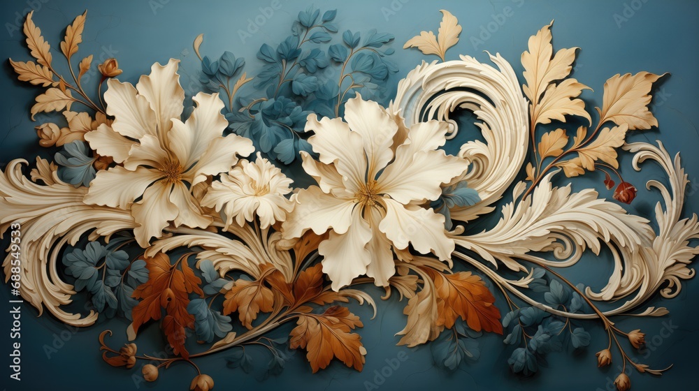 Renaissance Fresco Style Backgrounds feature designs inspired by ...
