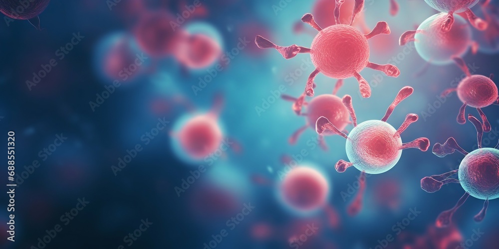 Microscopic View of Platelets for Medical Science Concept. Generative ...